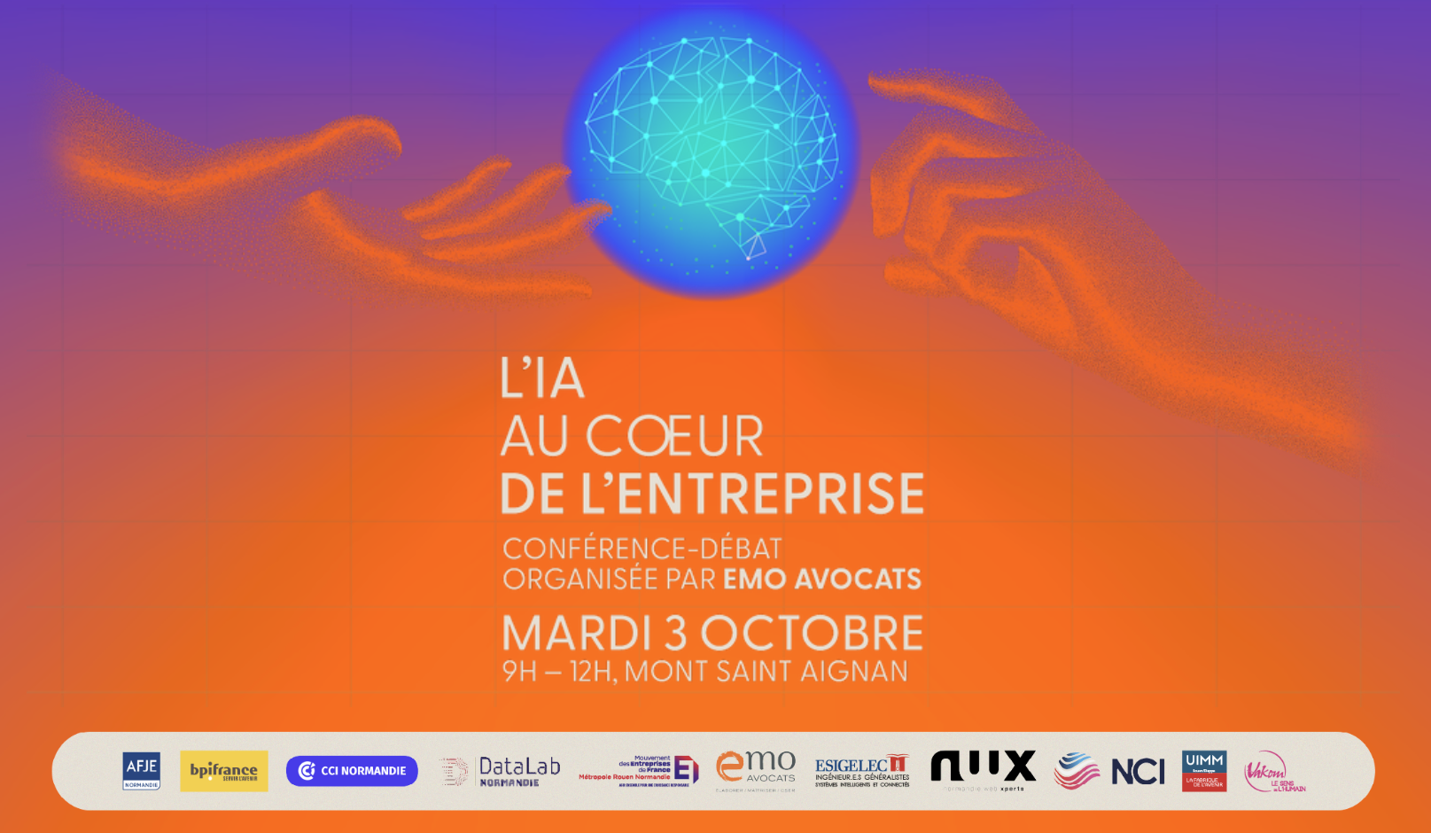 Conférence – Débat : « l’IA au cœur de l’entreprise » le 3 octobre prochain