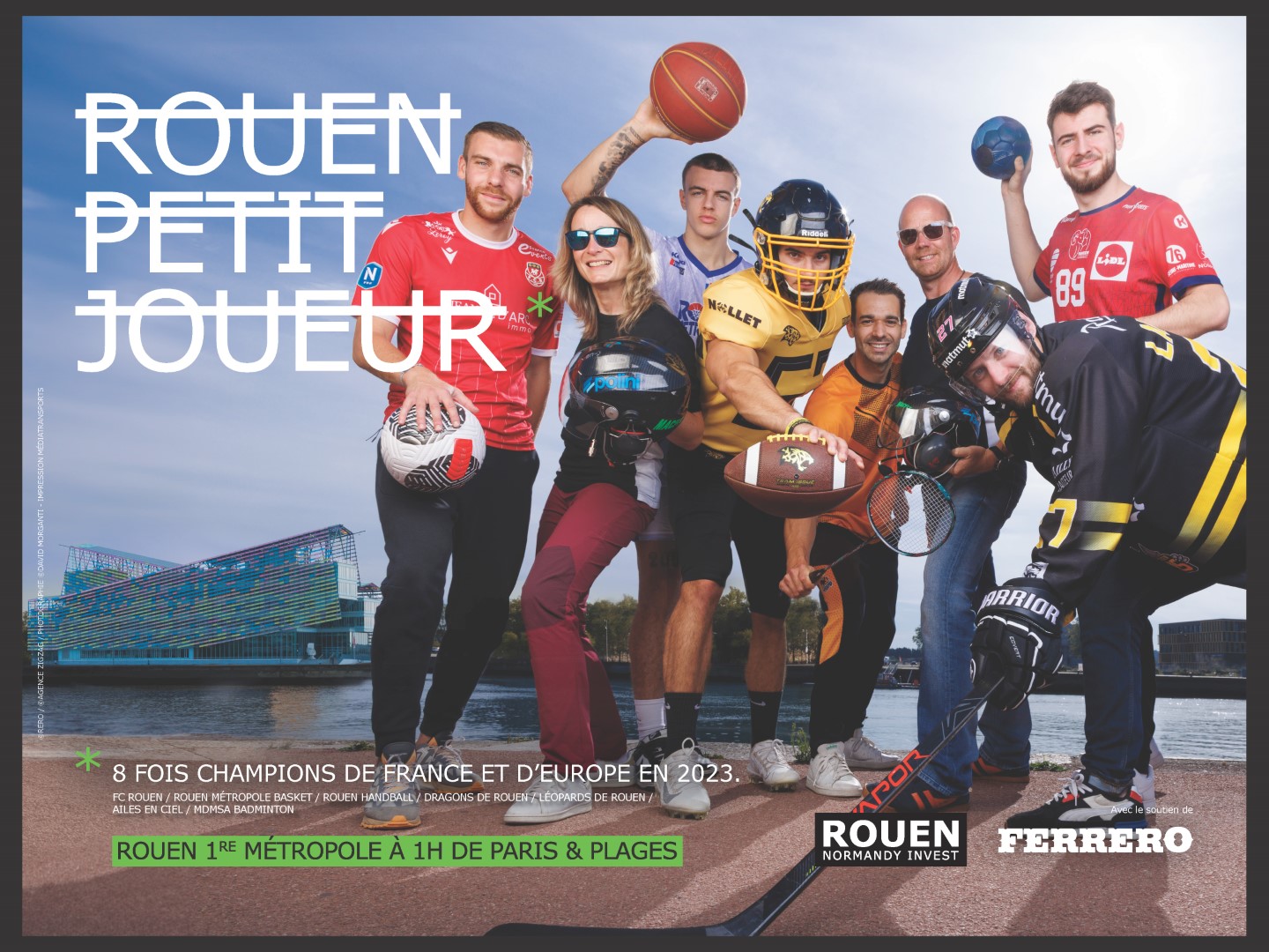 Le territoire de Rouen s'expose dans le Métro Parisien pendant 1 semaine