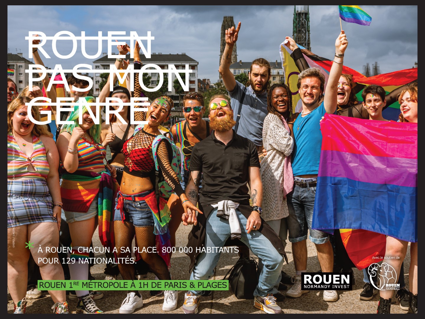 Le territoire de Rouen s'expose dans le Métro Parisien pendant 1 semaine