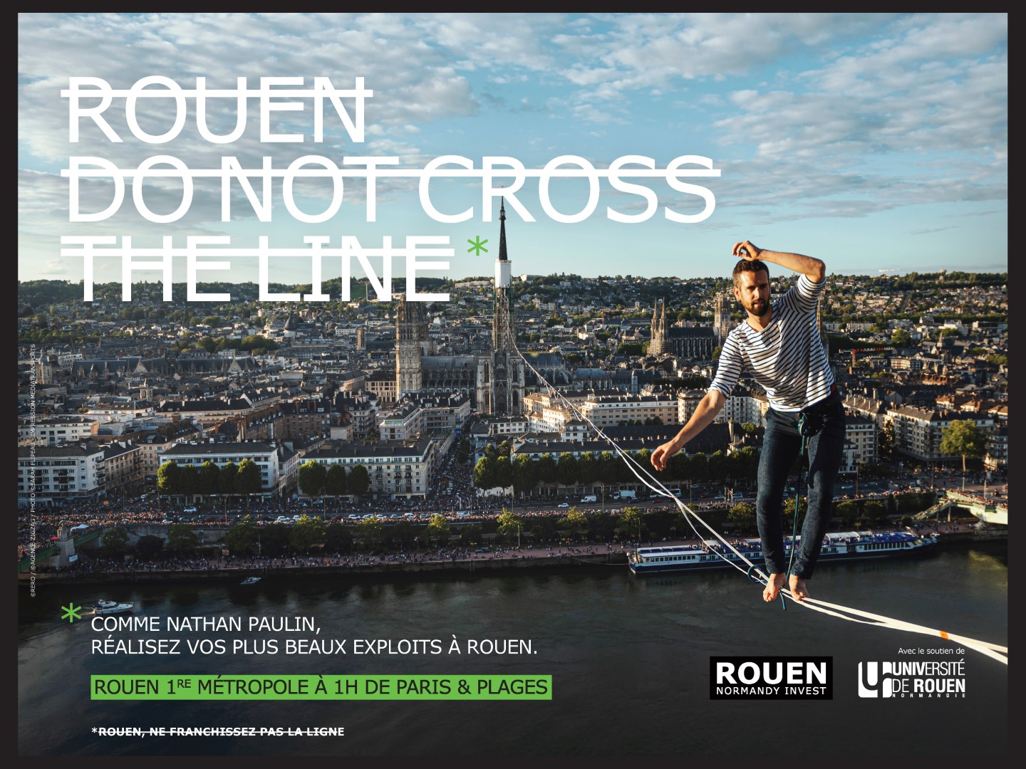 Le territoire de Rouen s'expose dans le Métro Parisien pendant 1 semaine