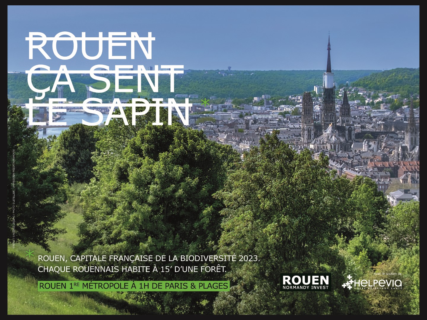 Le territoire de Rouen s'expose dans le Métro Parisien pendant 1 semaine